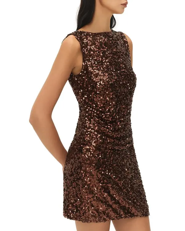 ELODIE THE LABEL Reed Sequin Top