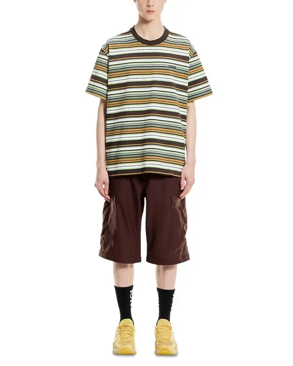 VOWELS Short Sleeve Striped Tee