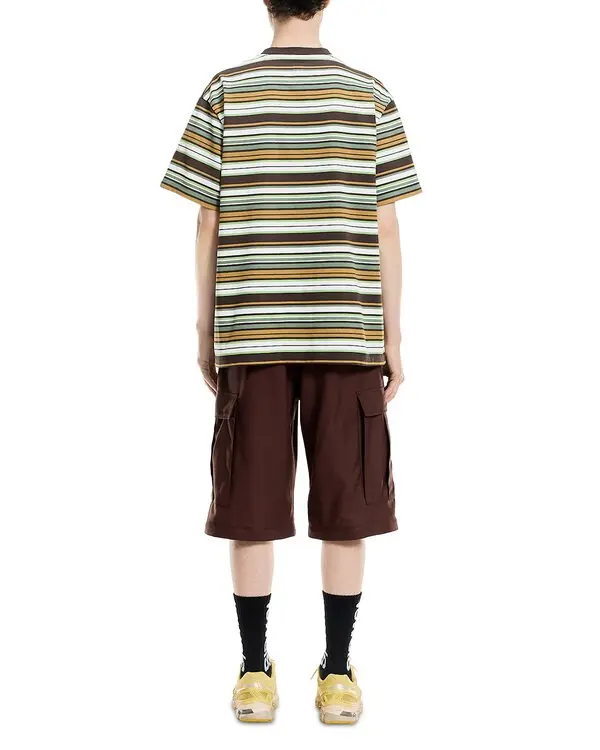 VOWELS Short Sleeve Striped Tee