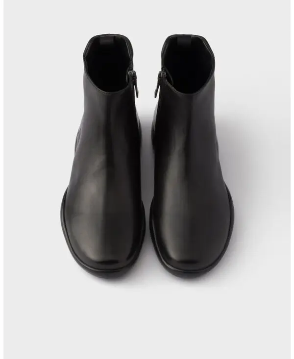 Prada Toblach Nappa Leather Booties