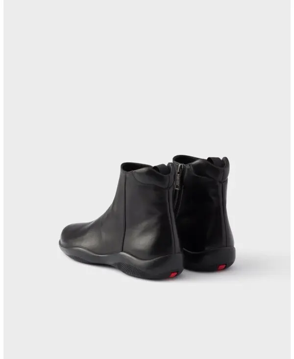 Prada Toblach Nappa Leather Booties