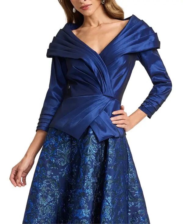 Tadashi Shoji Renwick Portrait Midi Dress