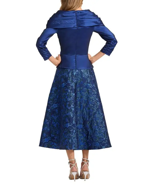 Tadashi Shoji Renwick Portrait Midi Dress