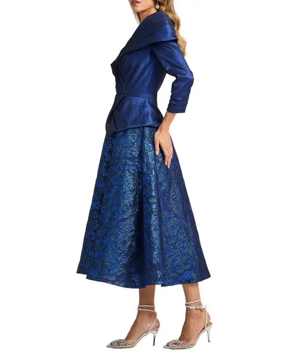 Tadashi Shoji Renwick Portrait Midi Dress