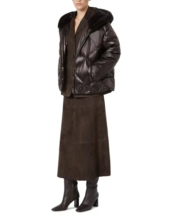 Max Mara Mtcnebbie Quilted Down Coat