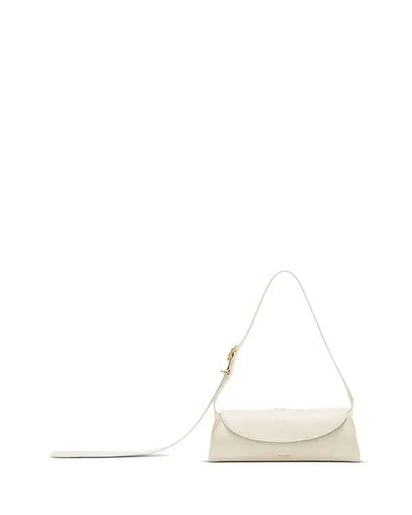 JIL SANDER Cannolo Small Leather Shoulder Bag - Seashell