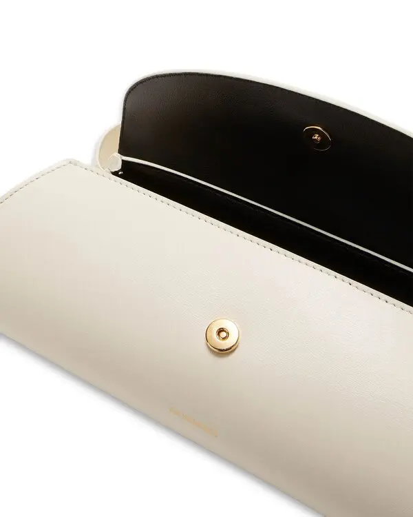 JIL SANDER Cannolo Small Leather Shoulder Bag - Seashell