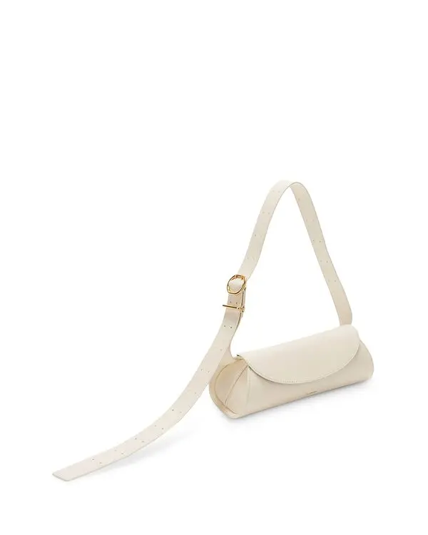 JIL SANDER Cannolo Small Leather Shoulder Bag - Seashell