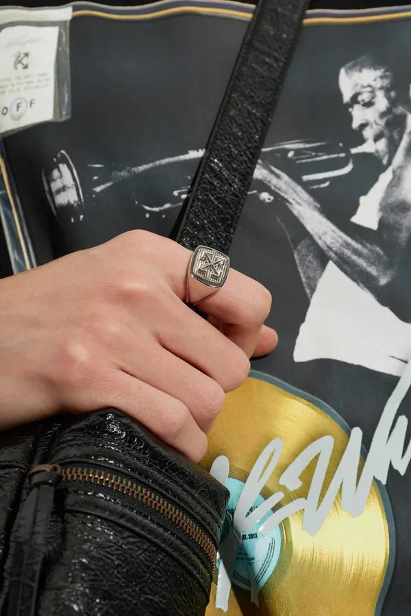 Off-White Brass Ring