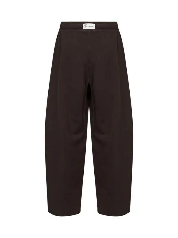 Jacquemus Dark Brown Mélange Fleece The Corso Joggers - Multicolor
