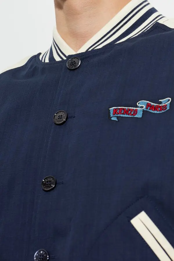 Kenzo Jacket With Embroidered Logo