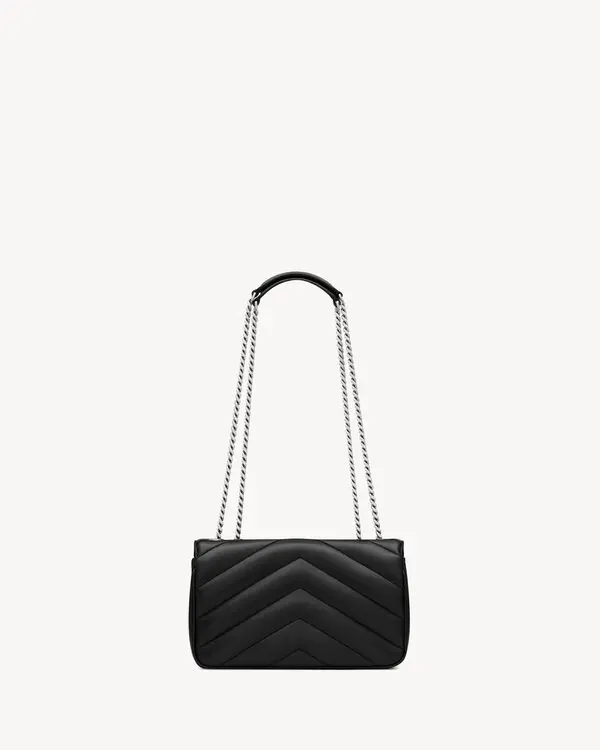 Saint Laurent Loulou Small In Matelassé Lambskin