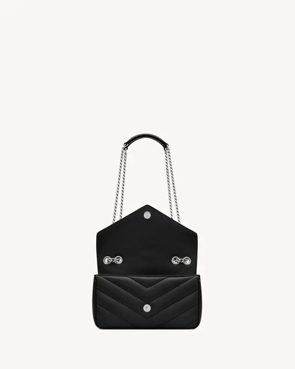 Saint Laurent Loulou Small In Matelassé Lambskin
