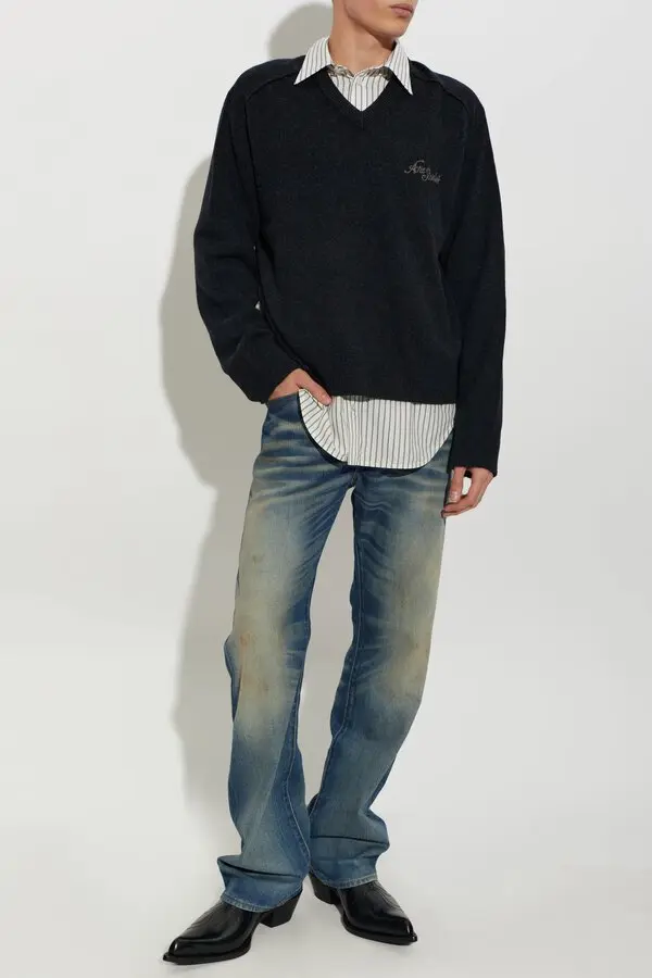 Acne Studios Leather Ankle Boots