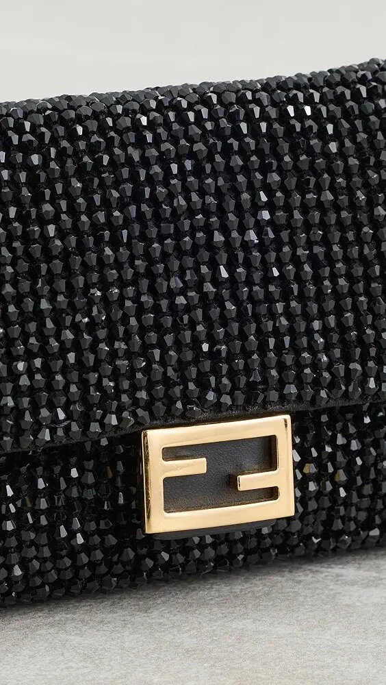 Shopbop Fendi Nano Baguette Beaded Shoulder Bag