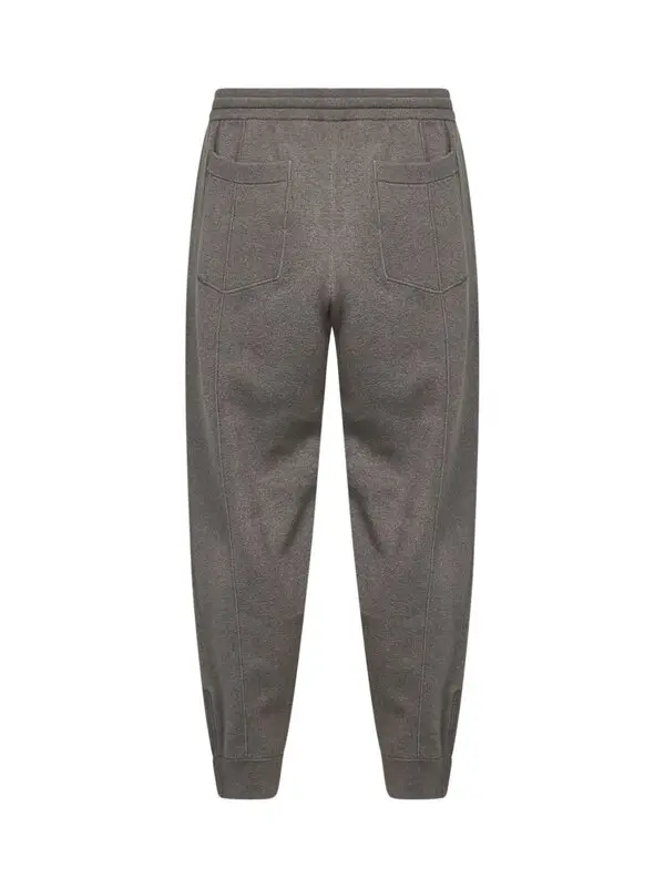 Brunello Cucinelli Military Cashmere Double-knit Sweatpants