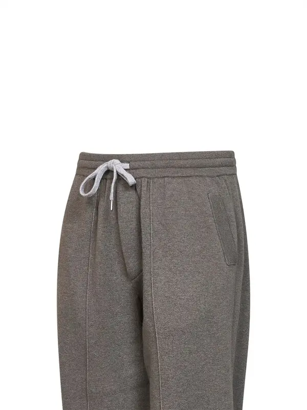 Brunello Cucinelli Military Cashmere Double-knit Sweatpants - Multicolor