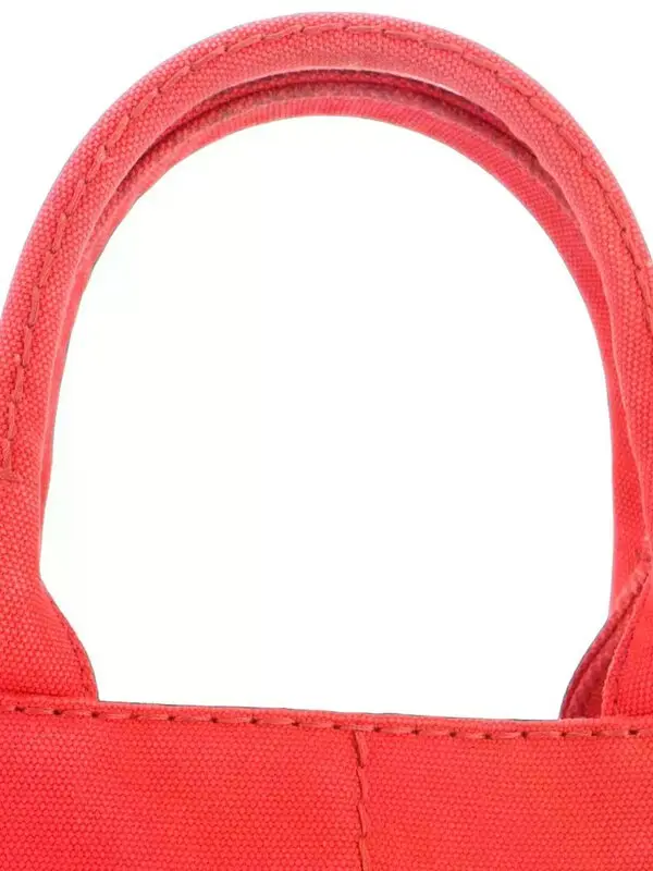 Prada Canapa Convertible Canvas Mini Tote Bag