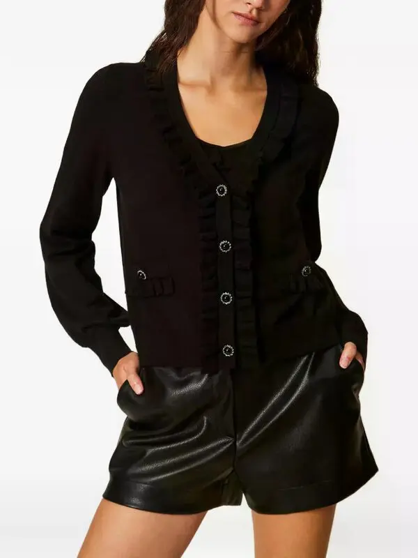TWINSET Cardigan And Top With Ruffles