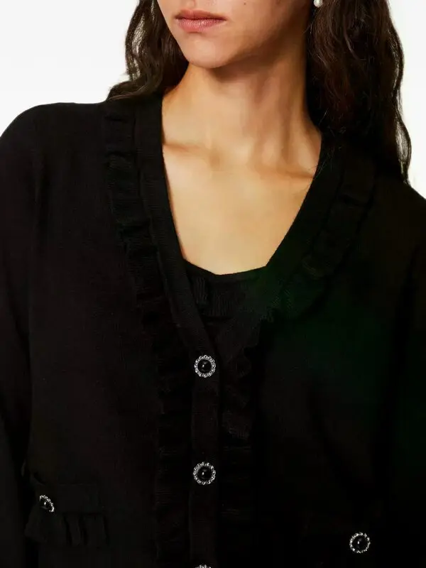 TWINSET Cardigan And Top With Ruffles