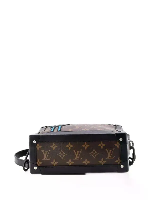 LOUIS VUITTON Soft Trunk Bag Monogram Canvas With Friends Patch Crossbody Bag