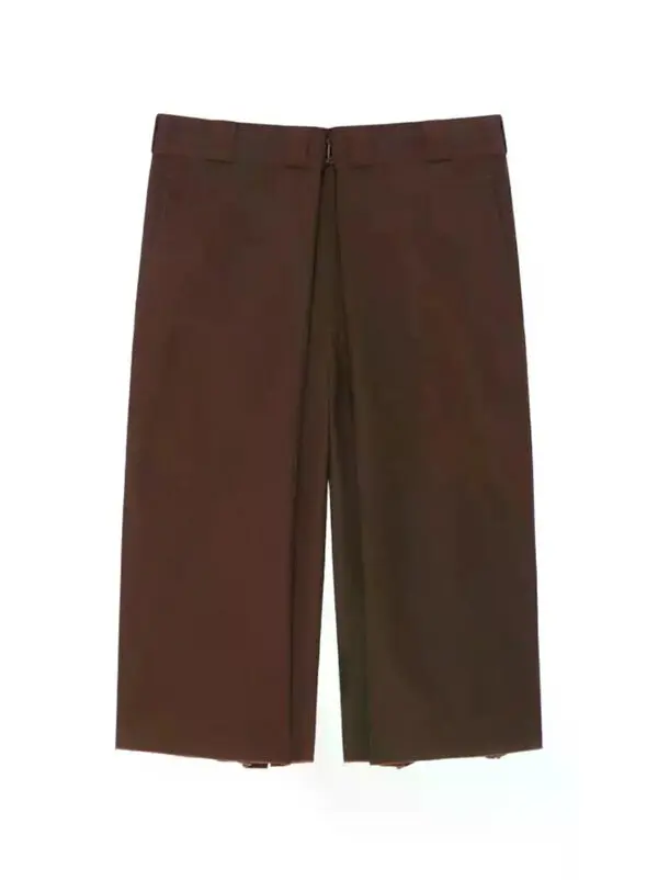 Givenchy Raw-hem Wide-leg Bermuda Shorts