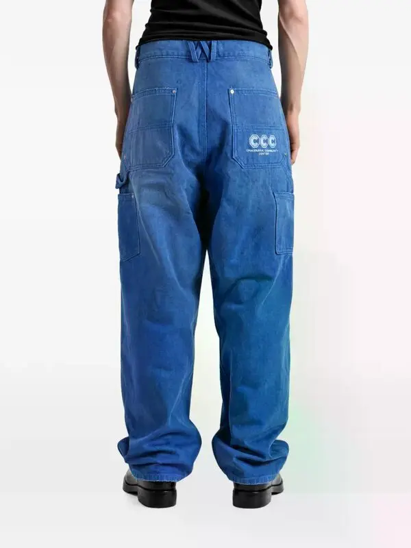 WILLY CHAVARRIA Panelled Workwear Trousers