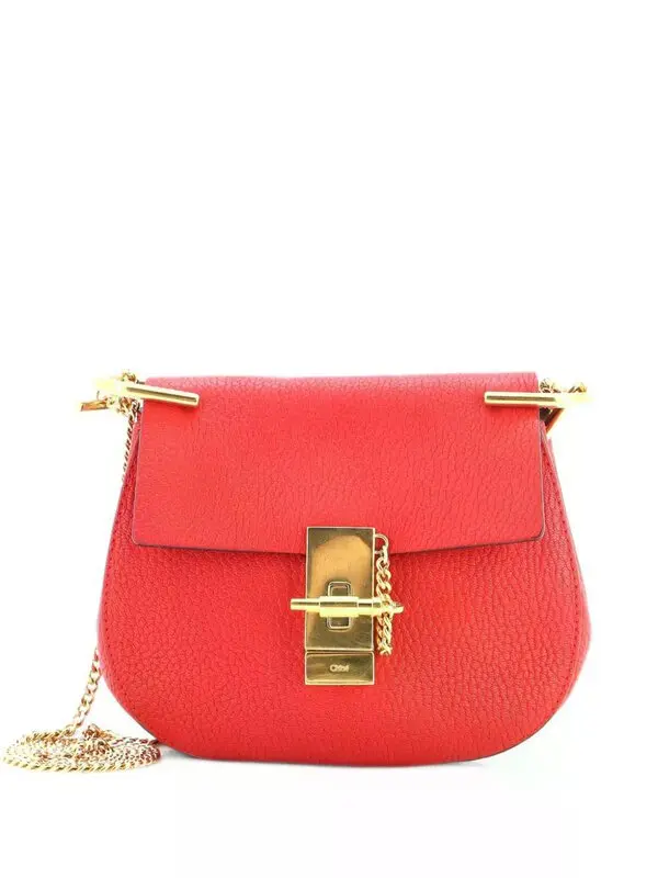 Chloé Drew Leather Mini Crossbody Bag