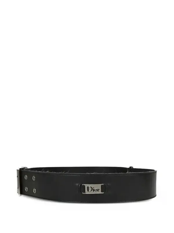 Dior Logo-plaque Buckled Belt