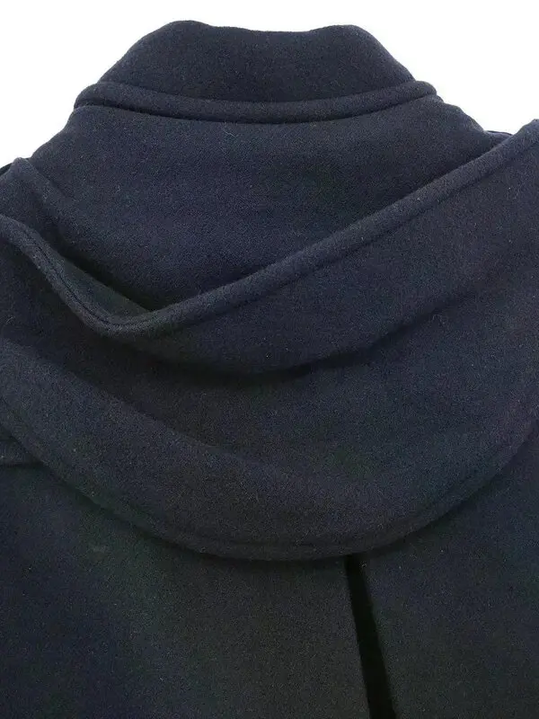 Miu Miu 2016 Duffel Toggle-fastening Hooded Coat