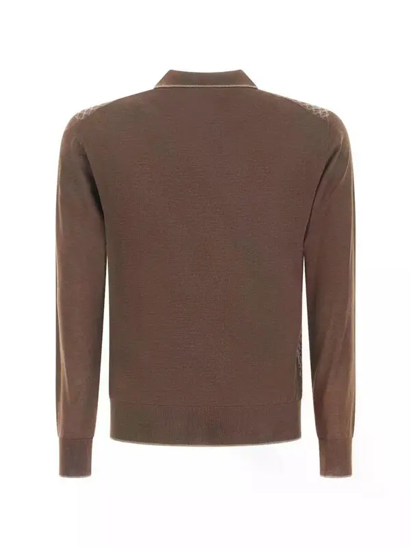 PANICALE Geometric-pattern Polo Shirt