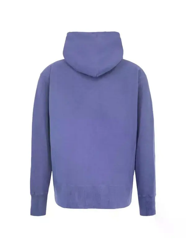 KAPTAIN SUNSHINE Zip-up Drawstring Hoodie - Blue