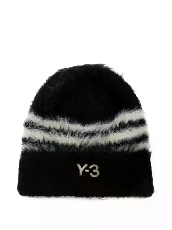 Y3 X Yohji Yamamoto Stripes Beanie