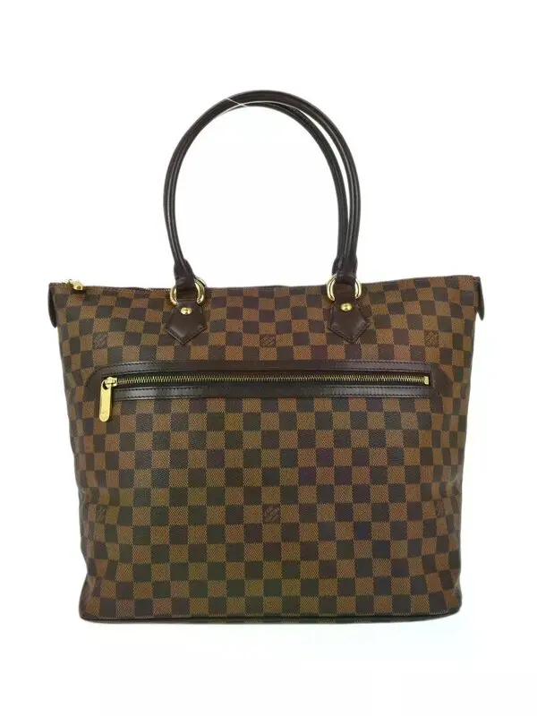 LOUIS VUITTON Damier Saleya Gm Check-pattern Tote Bag