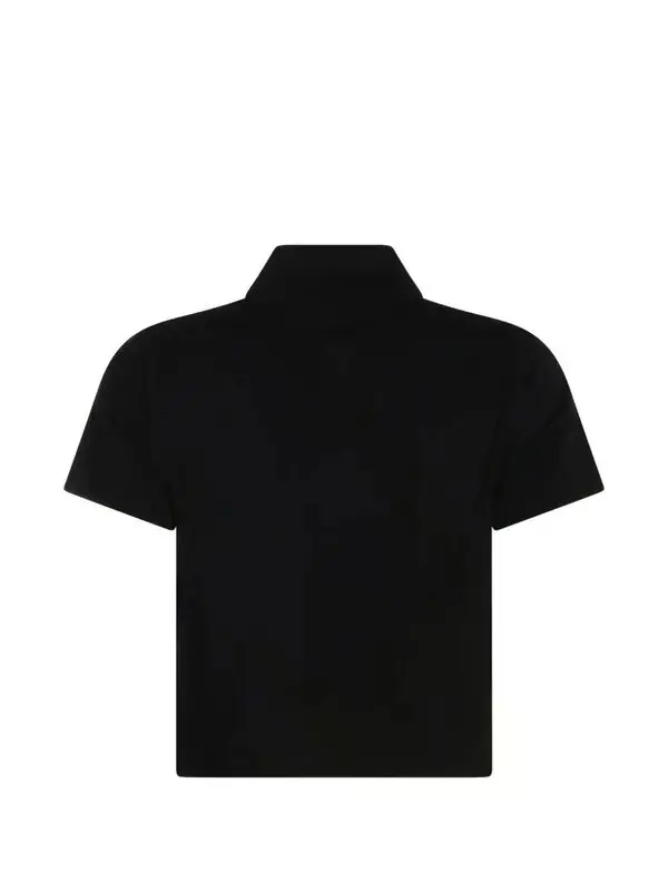 Saint Laurent Embroidered-logo Polo Shirt