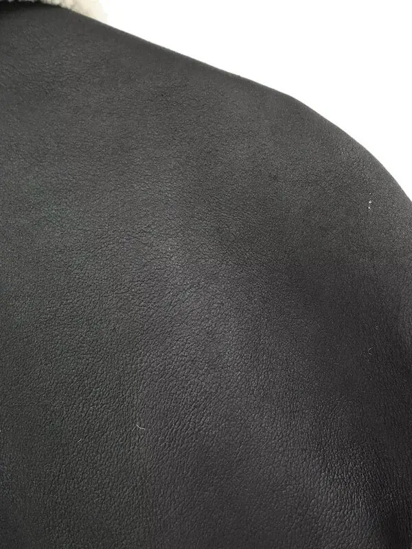Hermès Shearling-collar Leather Jacket