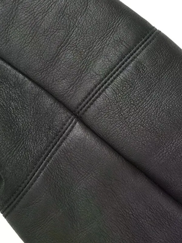 Hermès Shearling-collar Leather Jacket