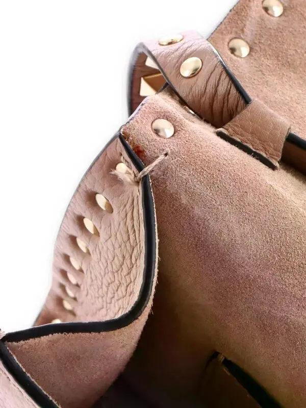 Valentino Garavani Rockstud Flip Lock Flap Bag Leather Medium Crossbody Bag