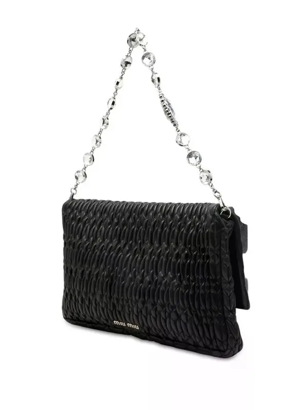 Miu Miu 2010-2026 Large Matelasse Nappa Crystal Satchel