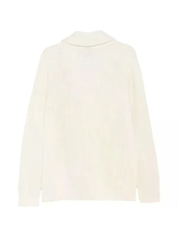 MC2 SAINT BARTH Glasgow Ribbed Shawl-collar Cardigan