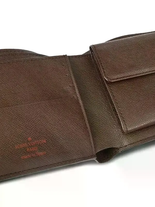 LOUIS VUITTON Damier Portefeuille Marco Wallet - Brown