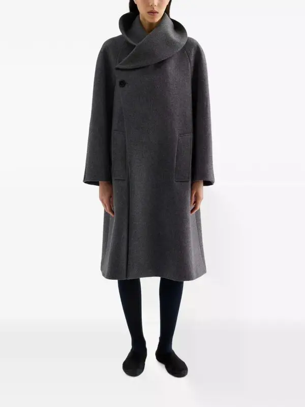JIL SANDER Double Wool Coat