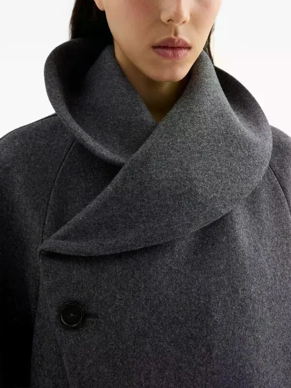 JIL SANDER Double Wool Coat