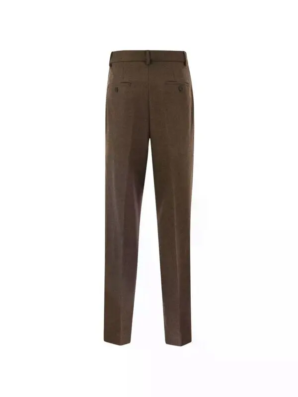 Max Mara Pleated Wool Trousers