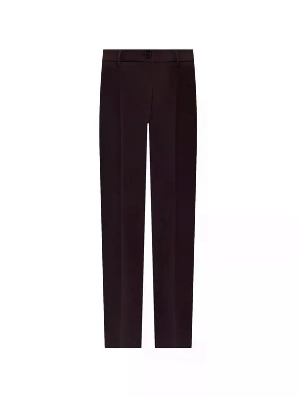 TWINSET Pressed-crease Straight-leg Trousers