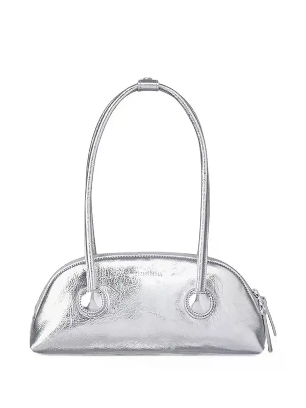 MARGESHERWOOD Mini Crinkled-leather Crescent Tote Bag