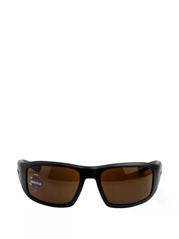 Vuarnet Racing 11 Rectangle-frame Sunglasses - Black