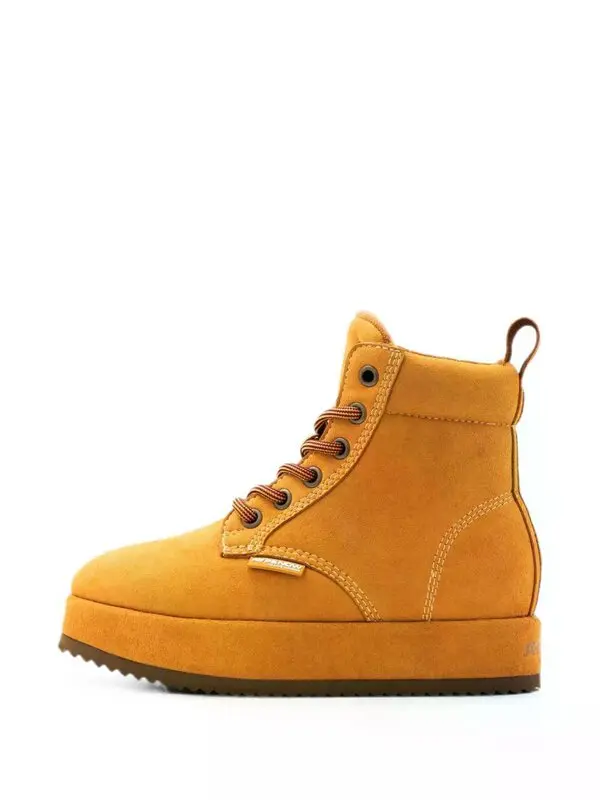 AAPE BY *A BATHING APE Aapenow Platform Boots - Brown
