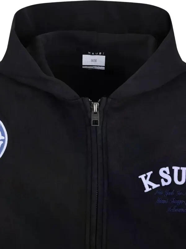 Ksubi Genesis Ekcess Logo-patch Zip-up Hoodie