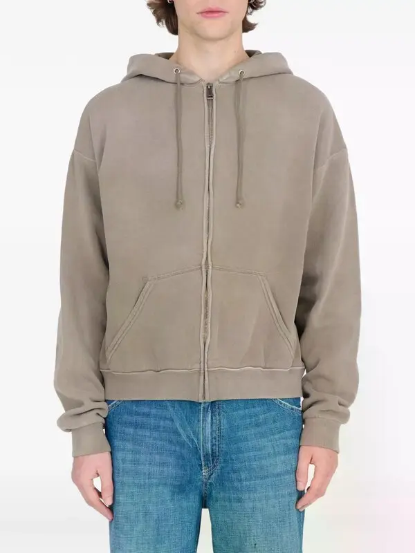 MAISON MARGIELA Zip-up Hoodie - Green